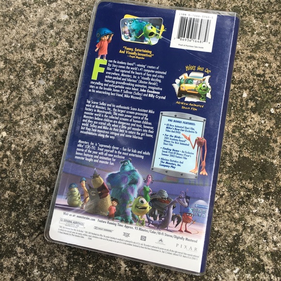 Disney | Media | Monsters Inc Disney Vhs | Poshmark